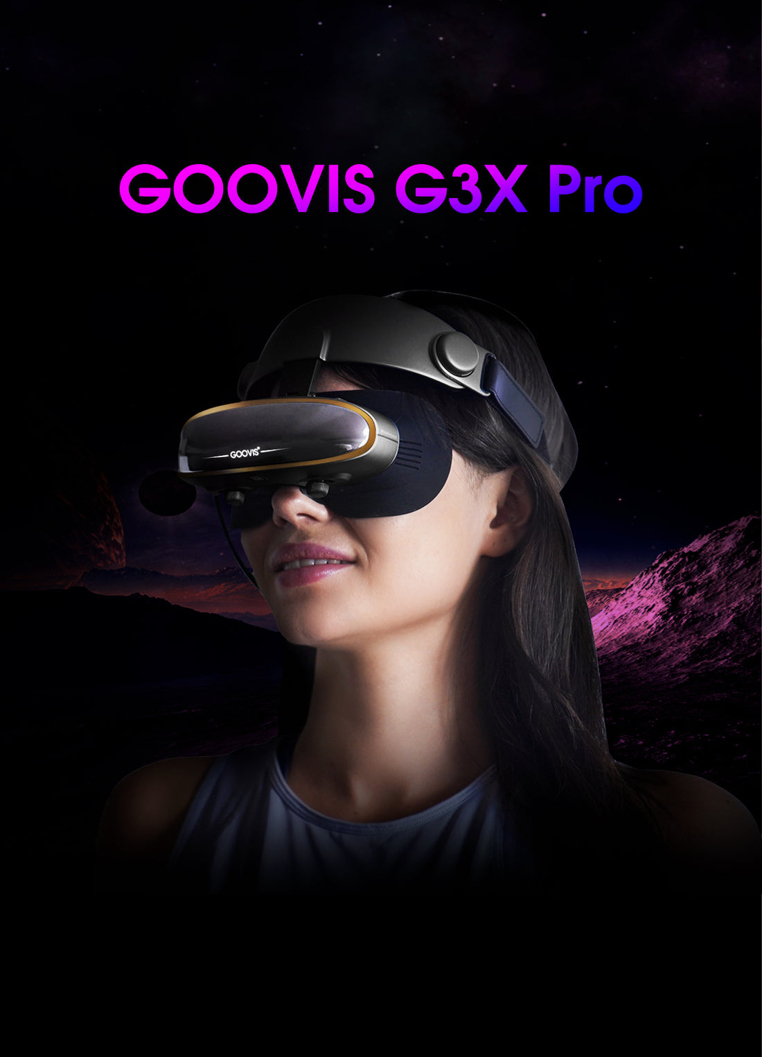 GOOVIS G3X - 4K OLED Head-Mounted Display, 800-inch Giant Screen