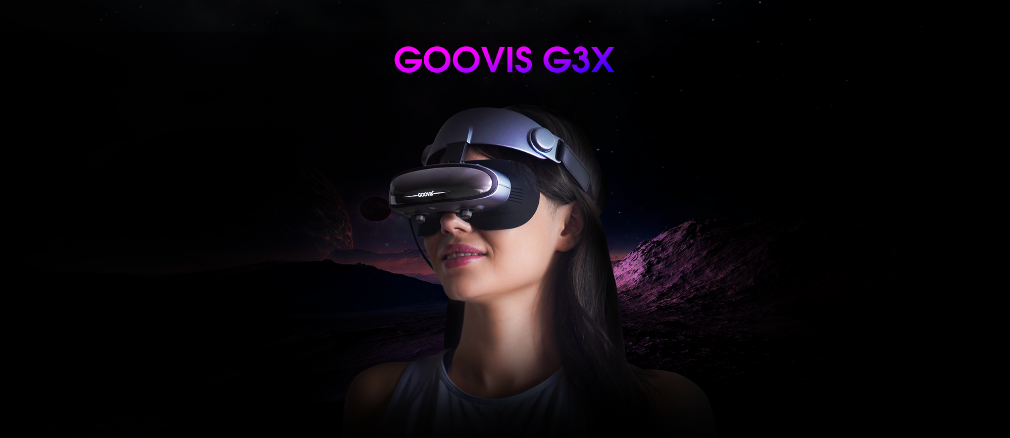 GOOVIS G3X - 4K OLED Head-Mounted Display, 800-inch Giant Screen